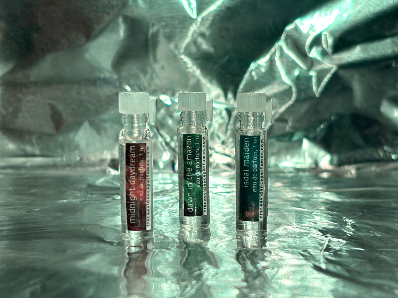 Indie Perfume Discovery Set – Trace Evidence Sample Pack (3 x 1ml)